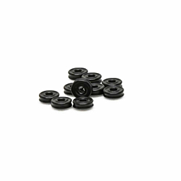 Bishop Rotary - Grommet Nipples in Black - 10 Pcs - Tattoo-Needs